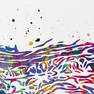 Squamous Cell Carcinoma Watercolor Print Skin Histology Science Art ...