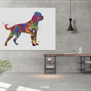 Rottweiler Dog Watercolor Print Rottweiler Dog Poster Gift Pet Dog Love ...