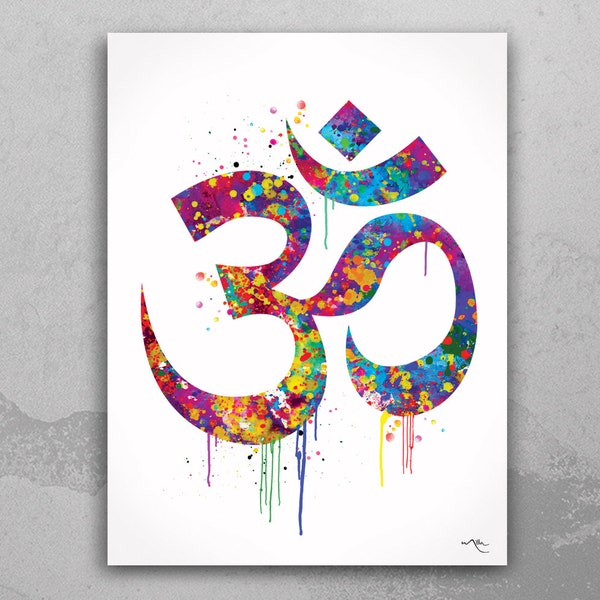 Om Print - Etsy