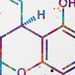 THC Molecule Watercolor Print Chemical Molecule Symbol Wall - Etsy