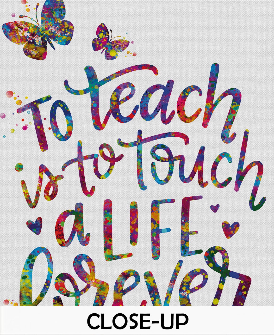 Teacher Quote Watercolour Print Watercolor Print School - Etsy