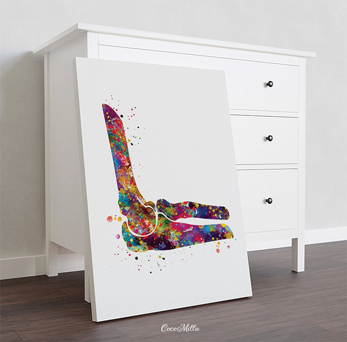 Elbow Joint Watercolor Print Human Body Anatomy Art - Etsy
