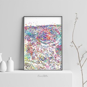 Squamous Cell Carcinoma Watercolor Print, Skin Histology Art-2336 - Etsy