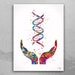 Synapse Receptor Watercolor Print Science Poster Neurology Art ...
