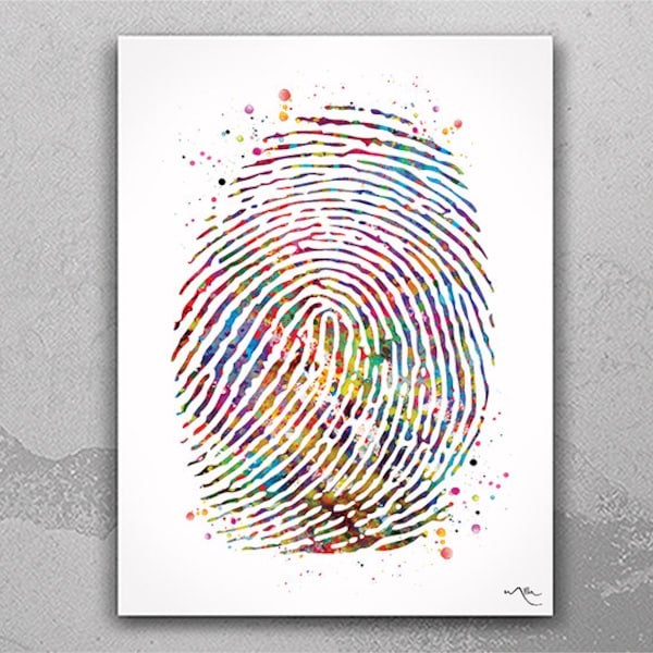 Fingerprint Art - Etsy