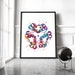 Insulin Structure Watercolor Print Endocrinology Diabetes Art Insulin ...