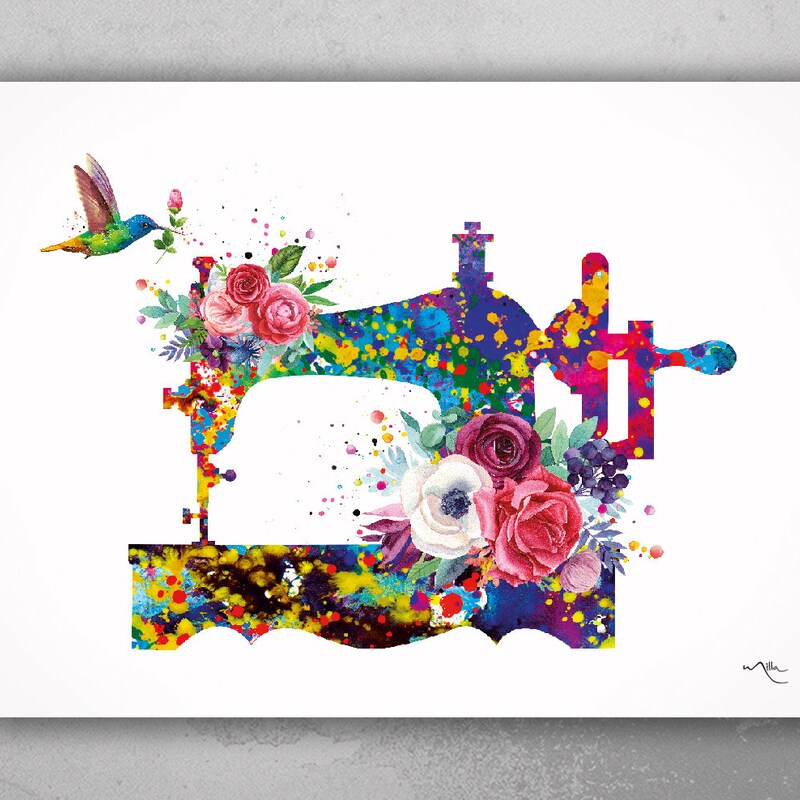 Sewing Machine Art - Etsy