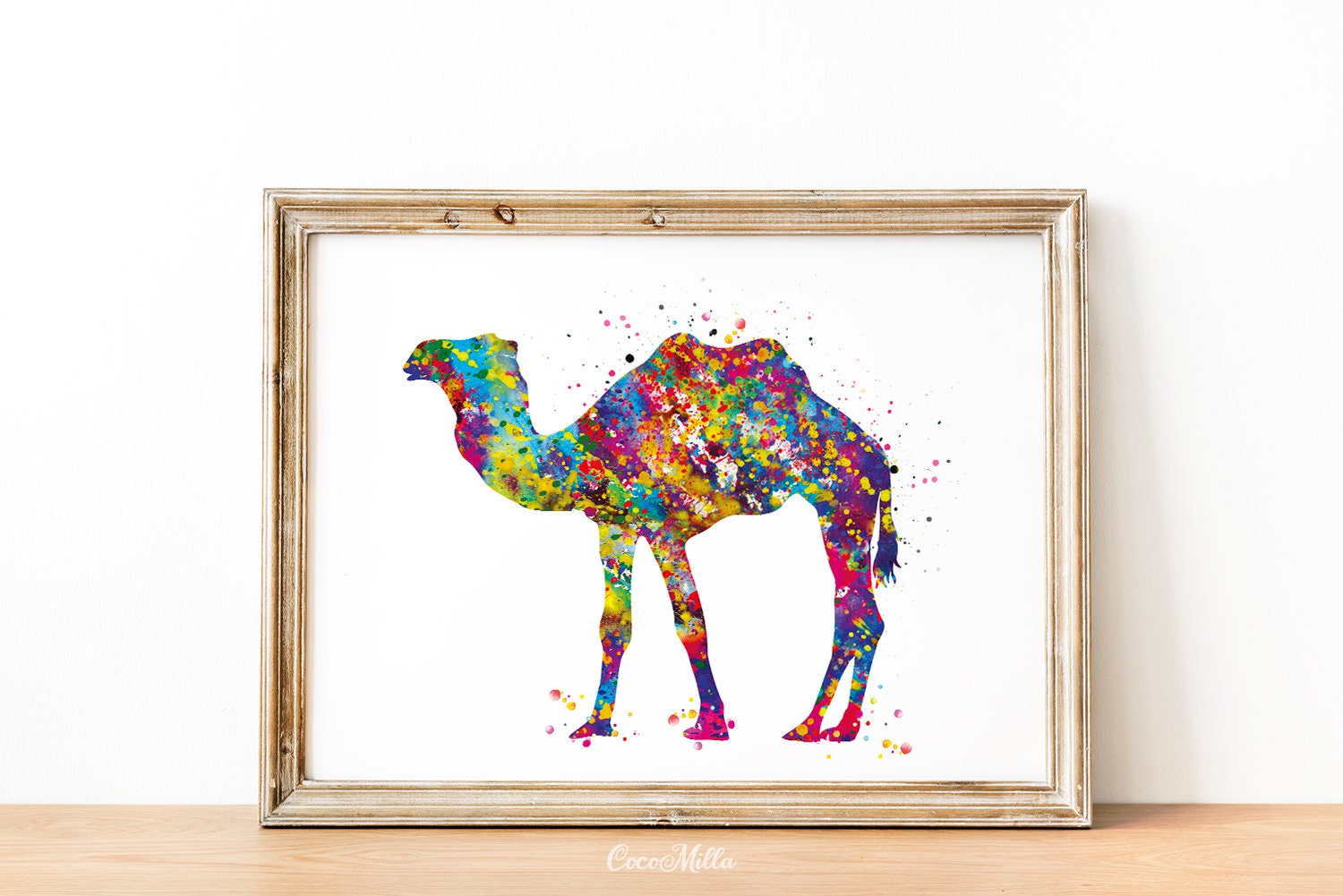 Camel Watercolor Print Animal Print Watercolor Safari Art Boho | Etsy