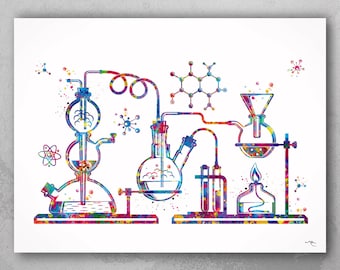 Chemistry Wall Art - Etsy UK