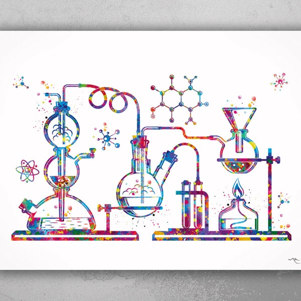 Chemistry Art - Etsy