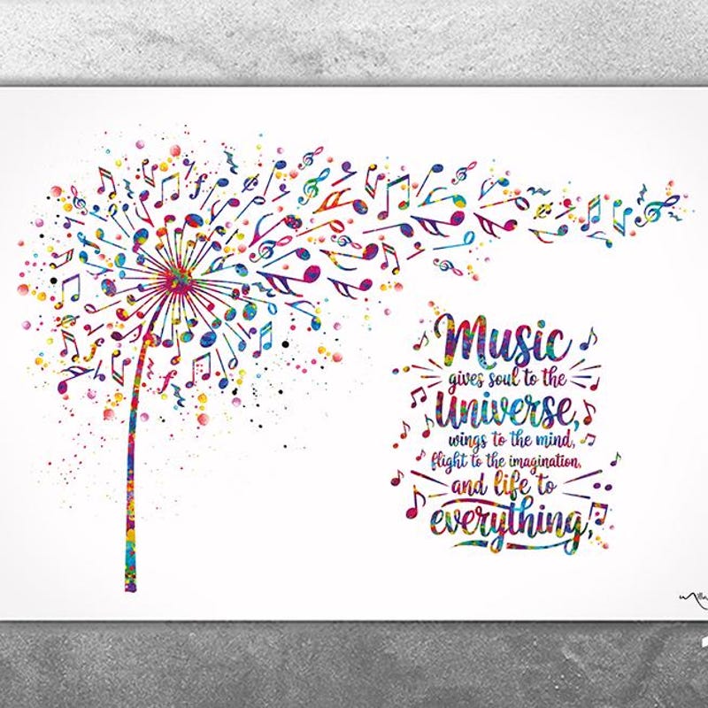 Music Note Flowers - Etsy