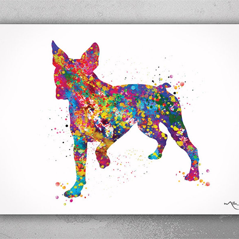 Terrier Dog Print - Etsy