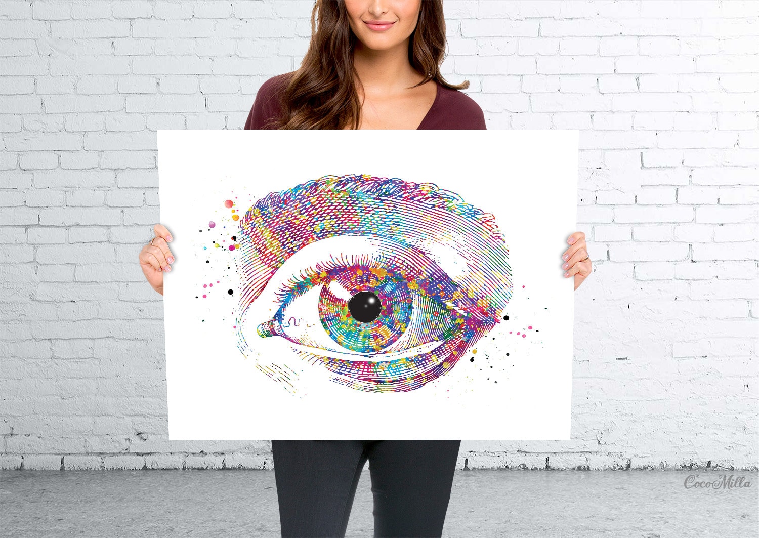 Prints Human Pupil Vintage Refractor Art Medical Art Optometrist Gift ...