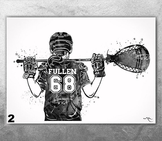 Lacrosse Goalie Drawing