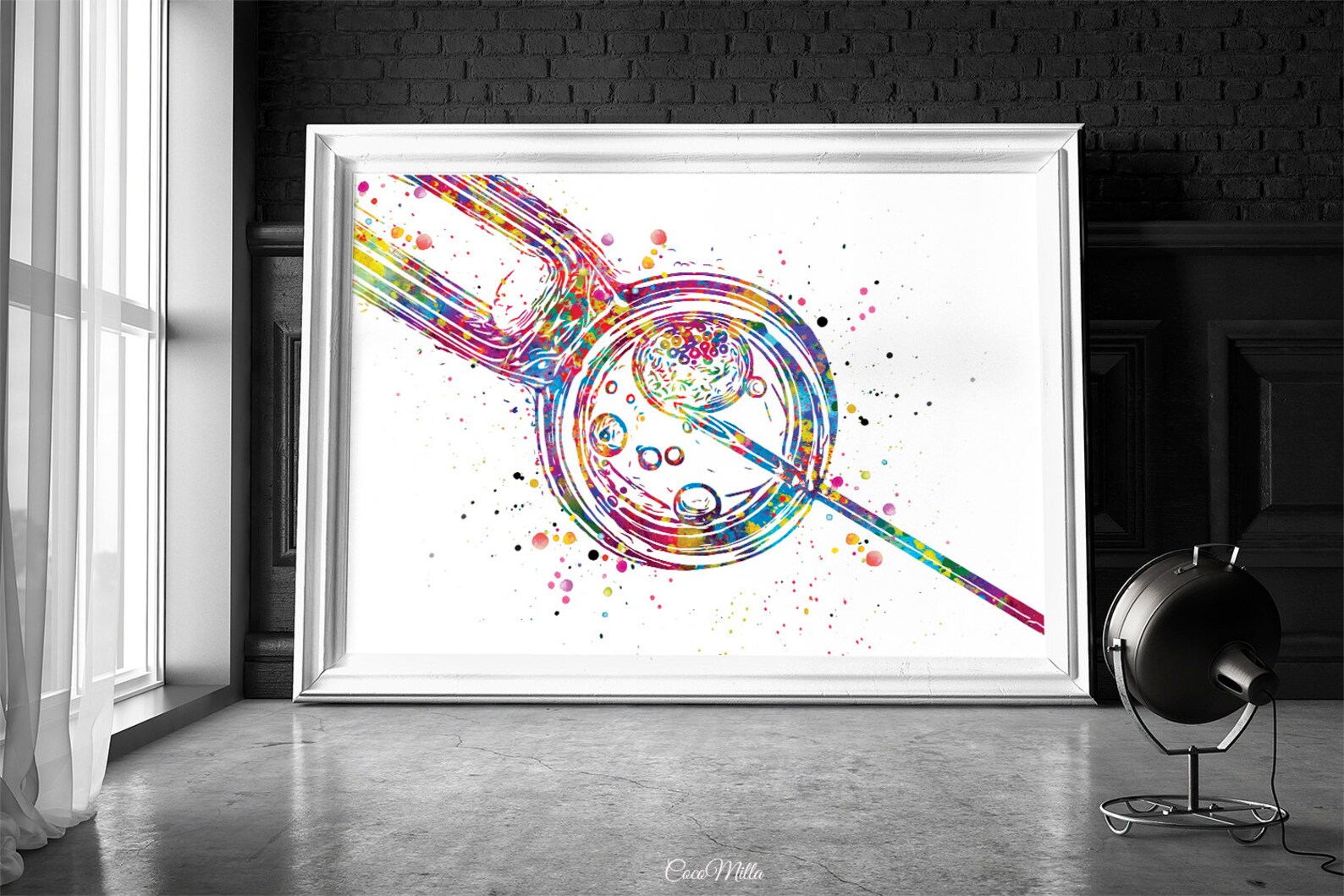 IVF Art Watercolor Print Embryonic Art Gynecology Medical Art | Etsy