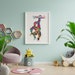 Monkey Hanging Chimp Watercolor Print Chimpanzee Monkey - Etsy