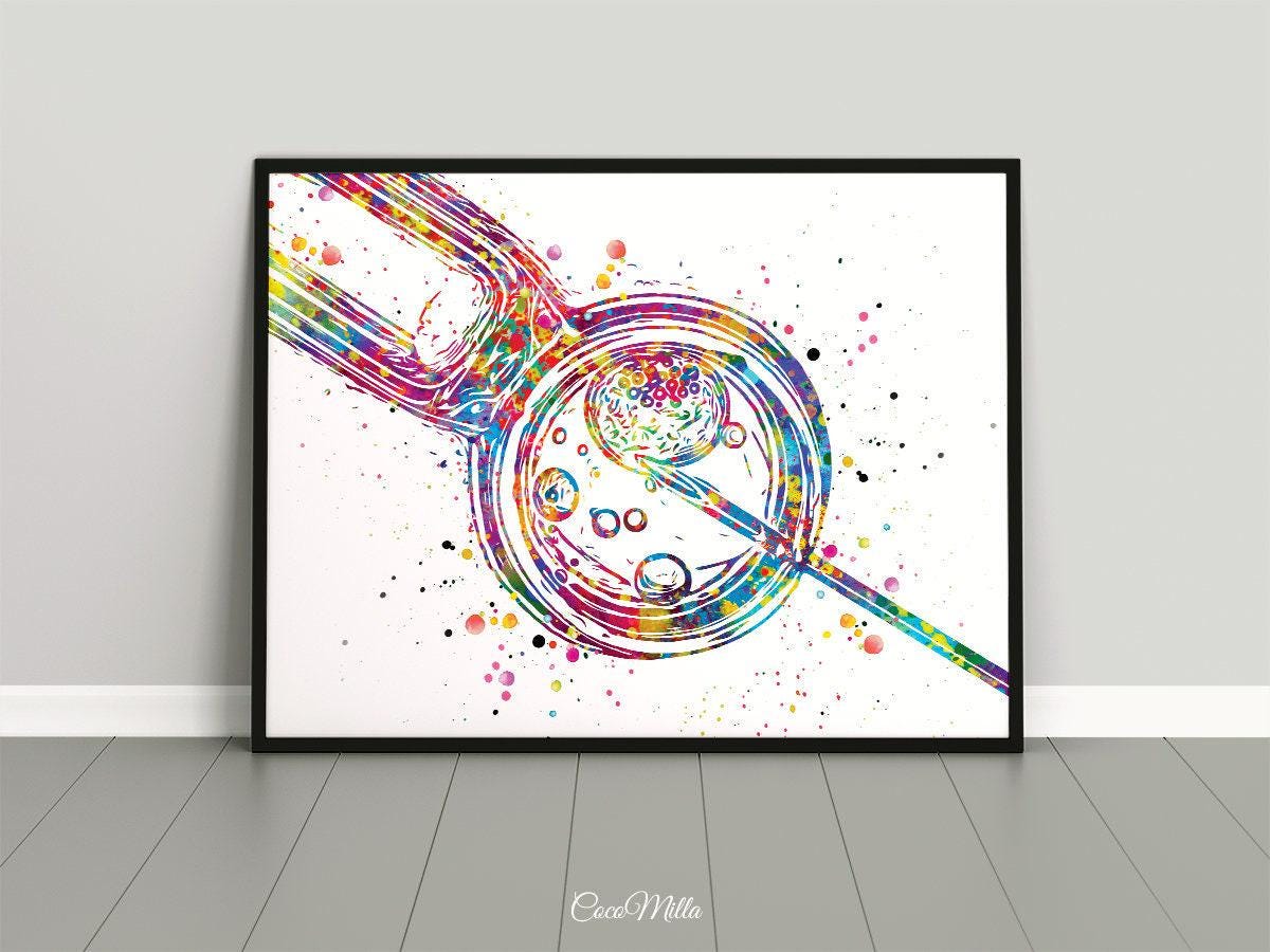 IVF Art Print | Embryo Watercolor, Fertility Clinic Decor-1719 - Etsy