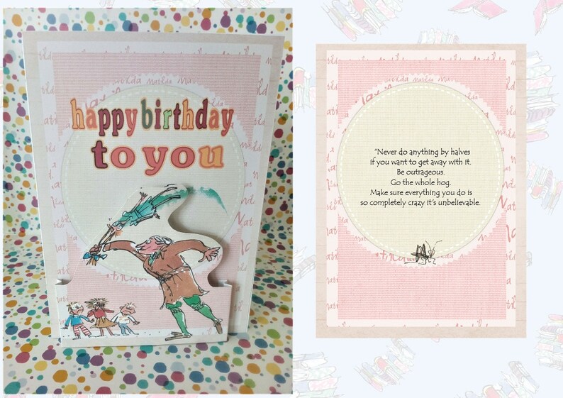 Matilda Birthday Card. Personalised With Any Name, Age or Celebration ...