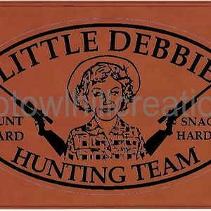 Little Debbie Hunting Team Digital Download 3 Versions Included - Etsy