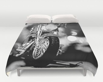 Motorcycle bedding | Etsy