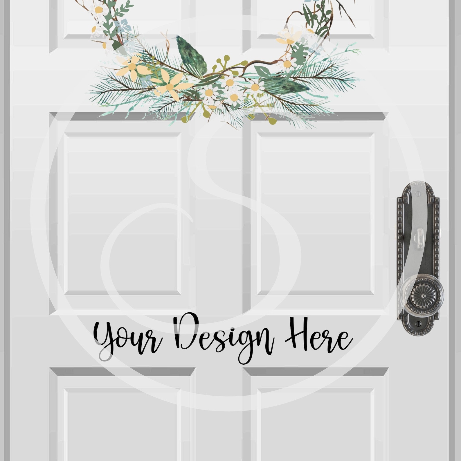 Front Door Mock up | Jpeg | PDF | PRINT ONLY | - Etsy