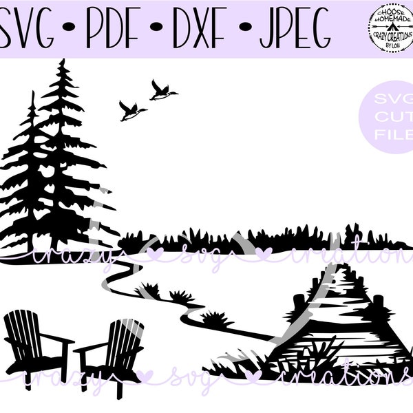 Adirondack Chair Dxf - Etsy