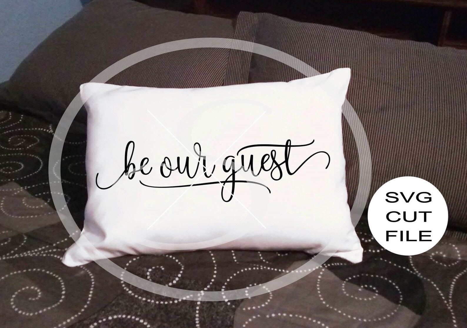 Be Our Guest SVG digital cut file for | Etsy