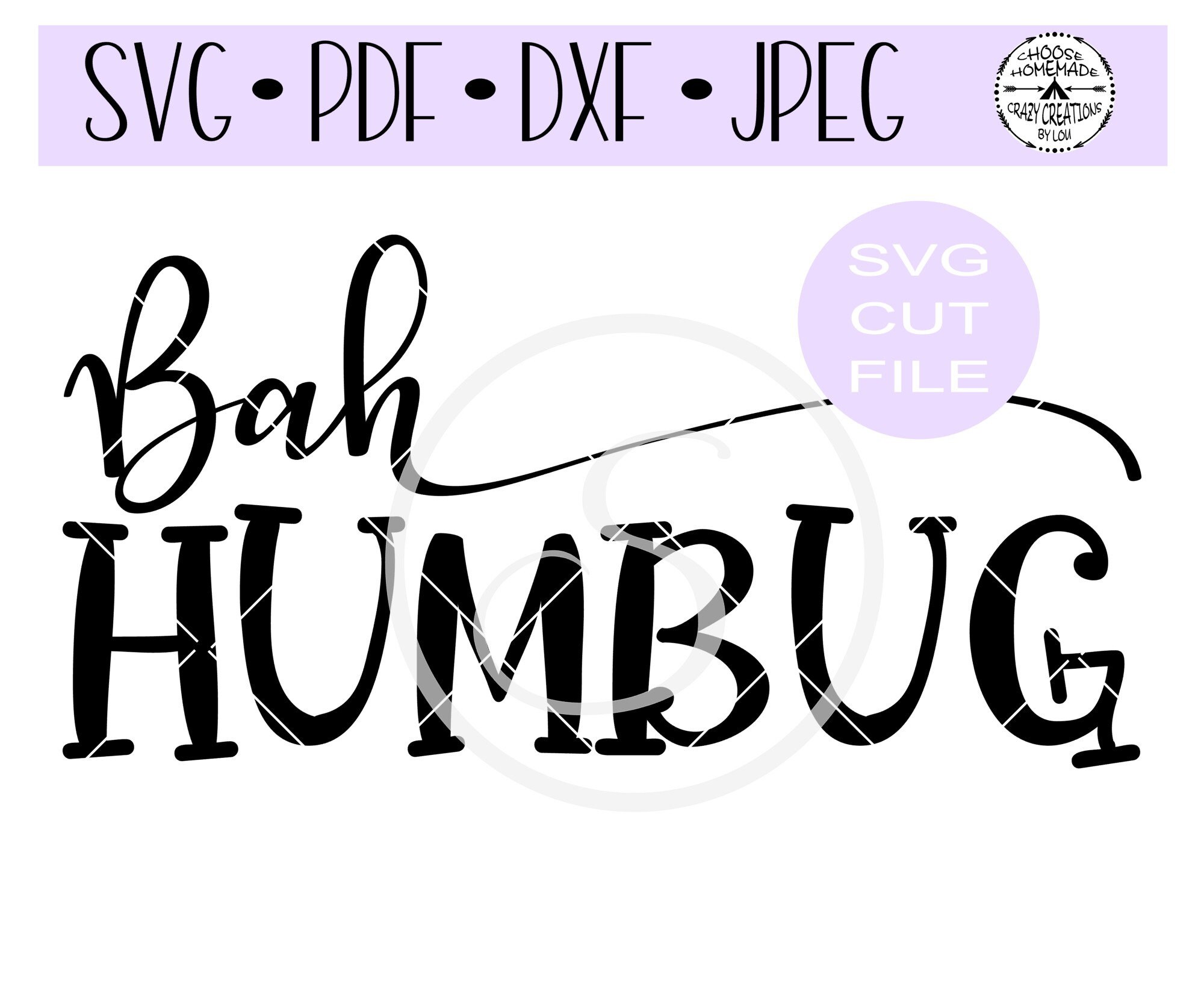 Bah Humbug SVG Scrooge Digital Cut File HTV Cut File | Etsy New Zealand