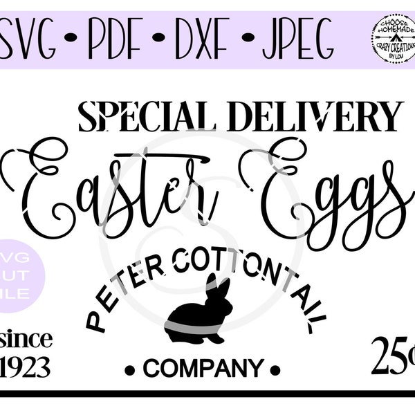Special Delivery Easter Svg - Etsy