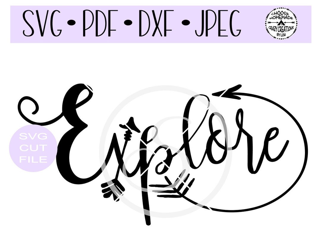 Explore Arrows SVG Digital Cut File for Htv-vinyl-decal-diy-plotter ...