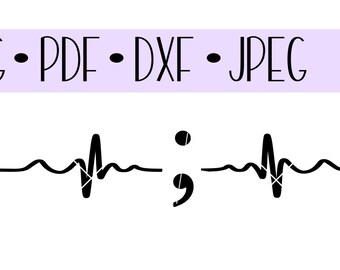 Semicolon svg | Etsy