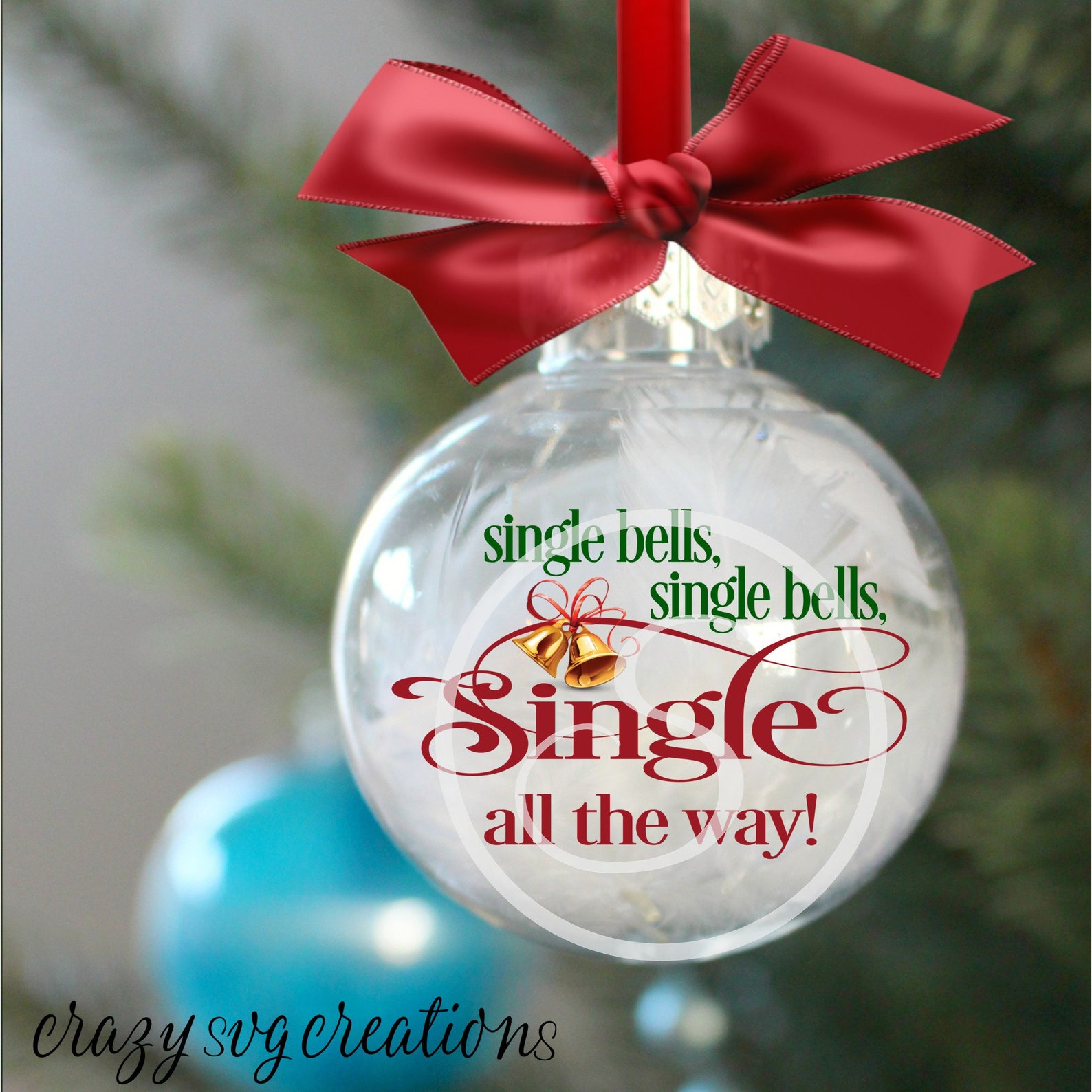 Single Bells Single Bells Single All the Way you Cut 3 - Etsy