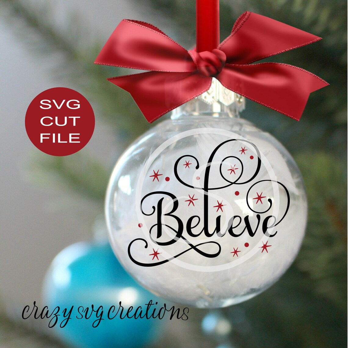 Believe Stars SVG Digital Cut File for Htv-vinyl-decal-diy-plotter ...
