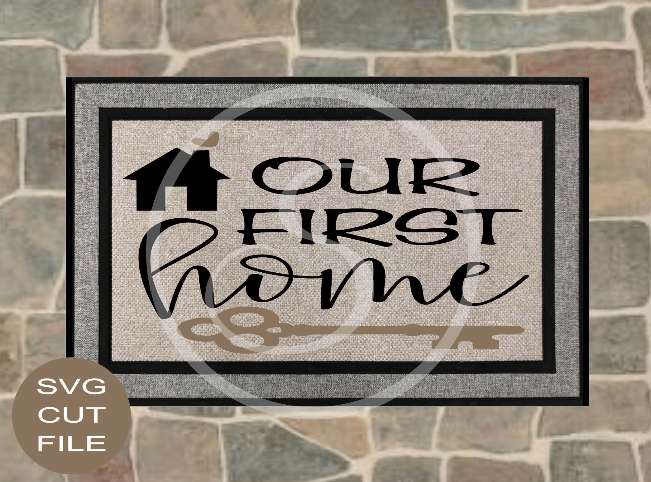 Our First Home SVG Digital Cut File HTV Cut File Vinyl - Etsy