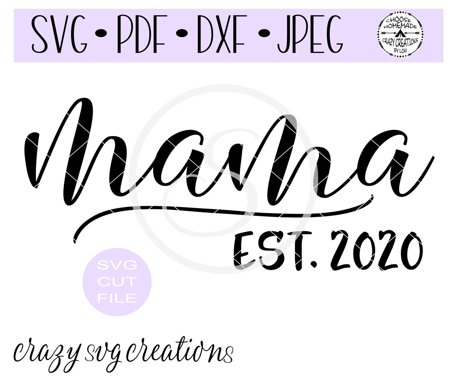 Mama SVG Mother to Be Digital Cut File HTV Cut File - Etsy