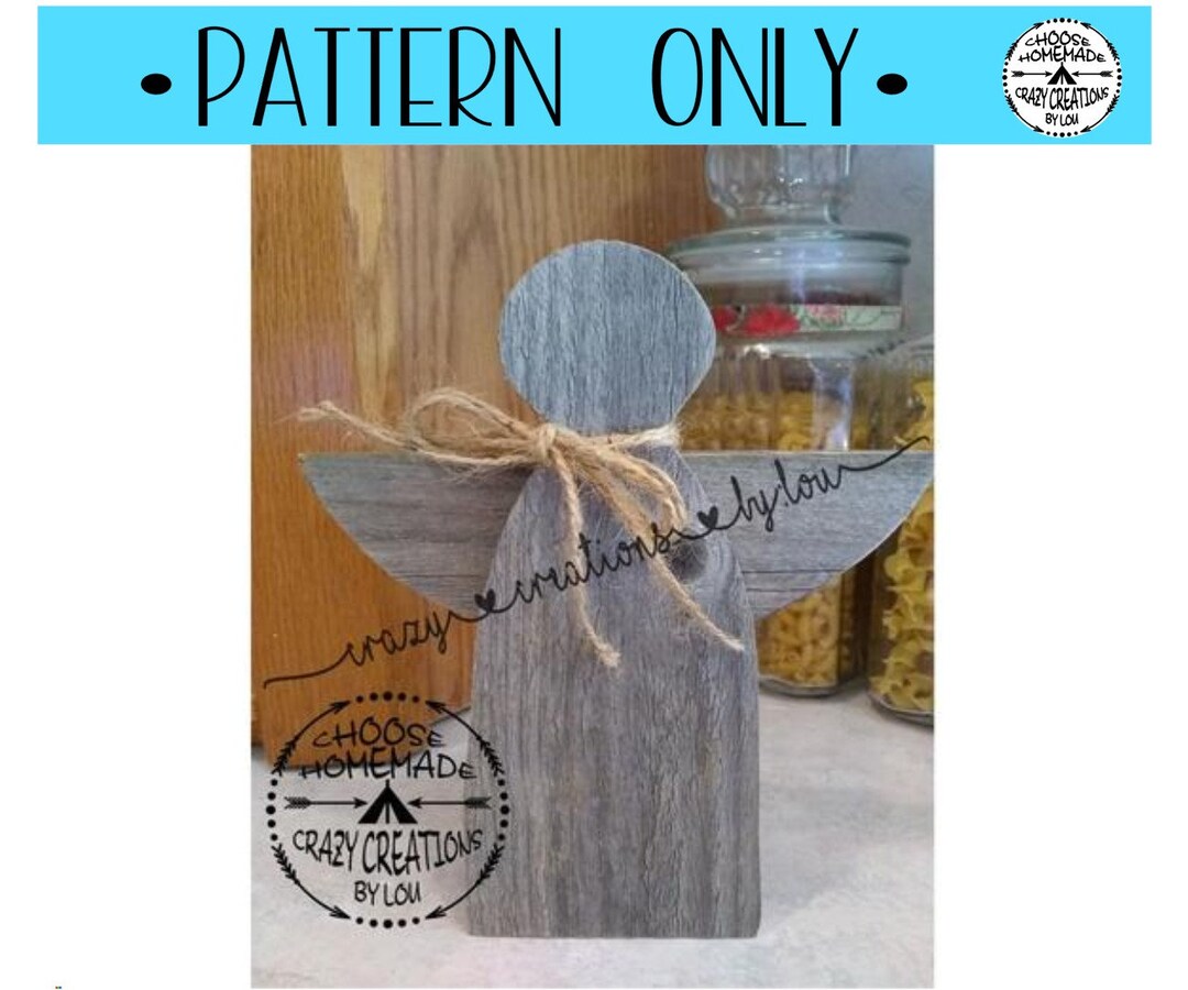 Wooden Angel Pattern ONLY Vintage Angel Wood Pattern ONLY - Etsy