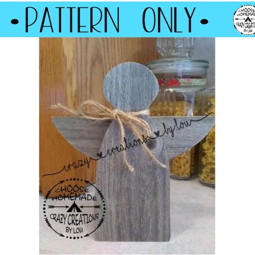 Wooden Angel Pattern ONLY Vintage Angel Wood Pattern ONLY - Etsy