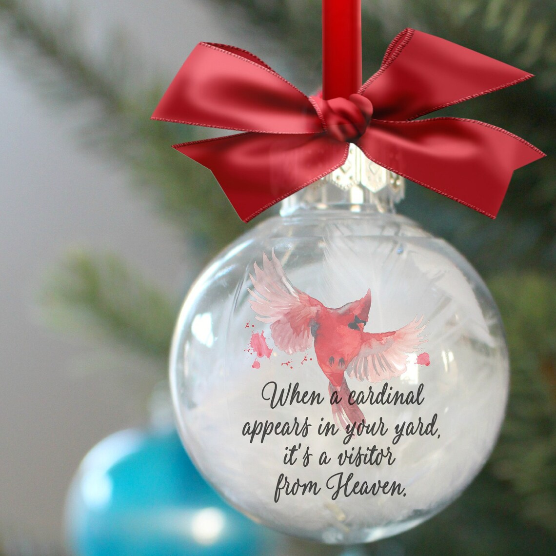 When A Cardinal Appears in Your Yard Visitor From Heaven You - Etsy