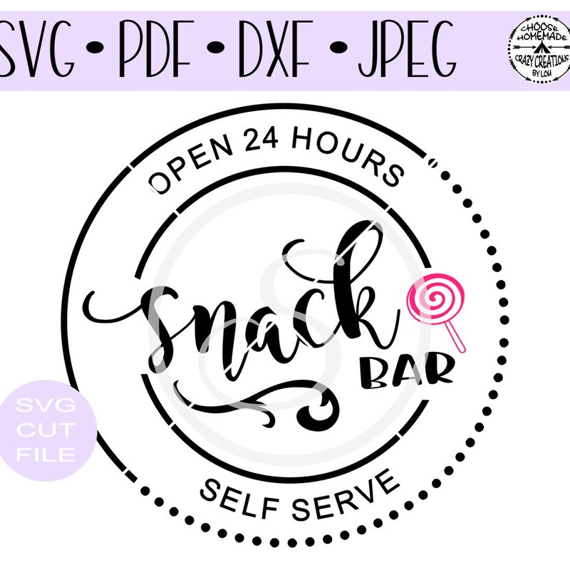 Snack Bar Sign - Etsy