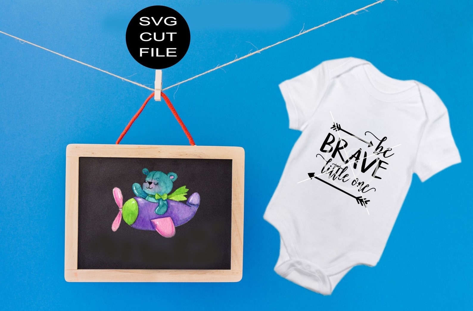 Be Brave Little One SVG Digital Cut File for Htv-vinyl-decal-diy ...