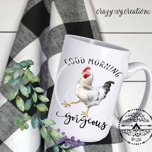 Good Morning Gorgeous Rudy the Rooster PRINT ONLY - Jpeg and PDF Format ...