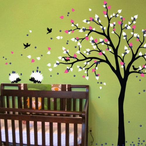 Baby Nursery Tree Wall Decal Wall Sticker Mural With Tree - Etsy