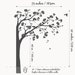 Large Corner Tree Wall Decal Sticker With Big Blossoms Leaves - Etsy