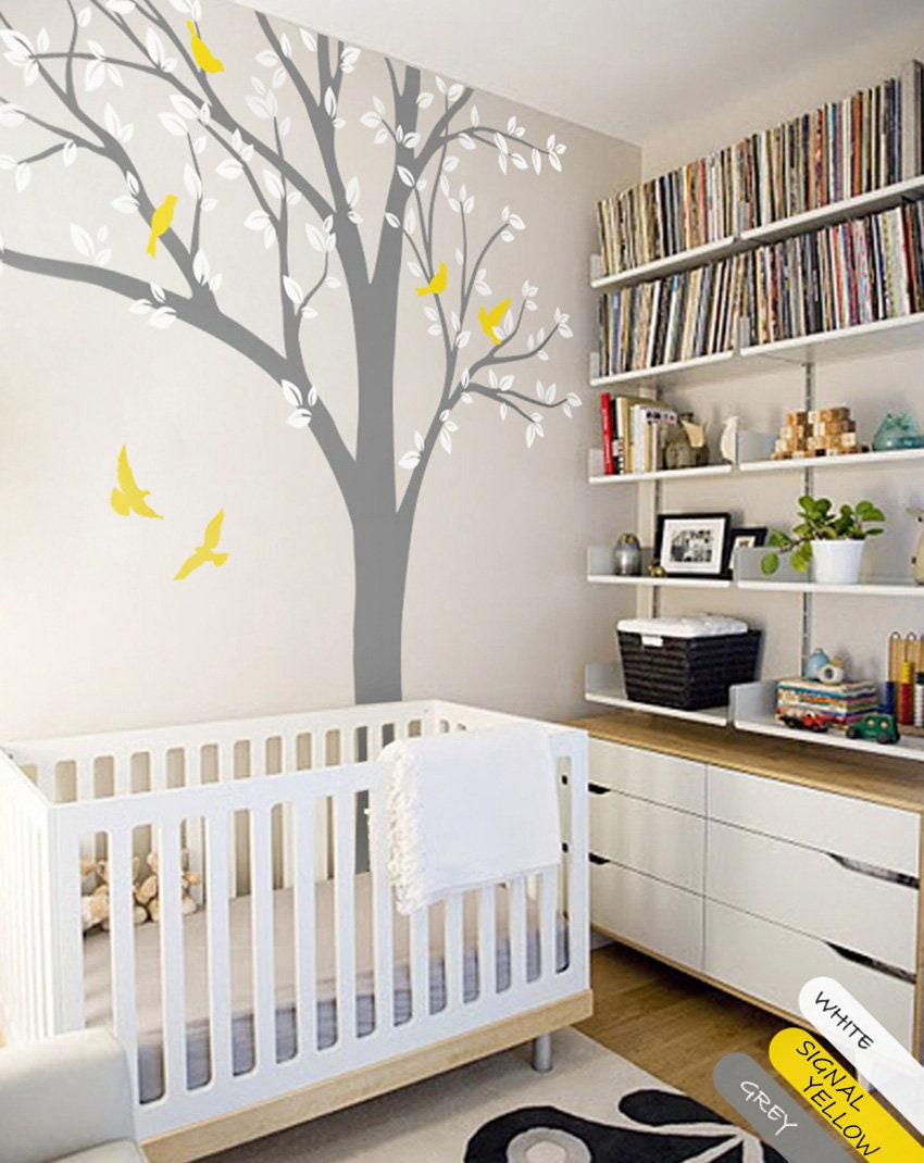 Large Tree Wall Decal Huge Tree Wall Decals Wall Mural Stickers Nursery ...