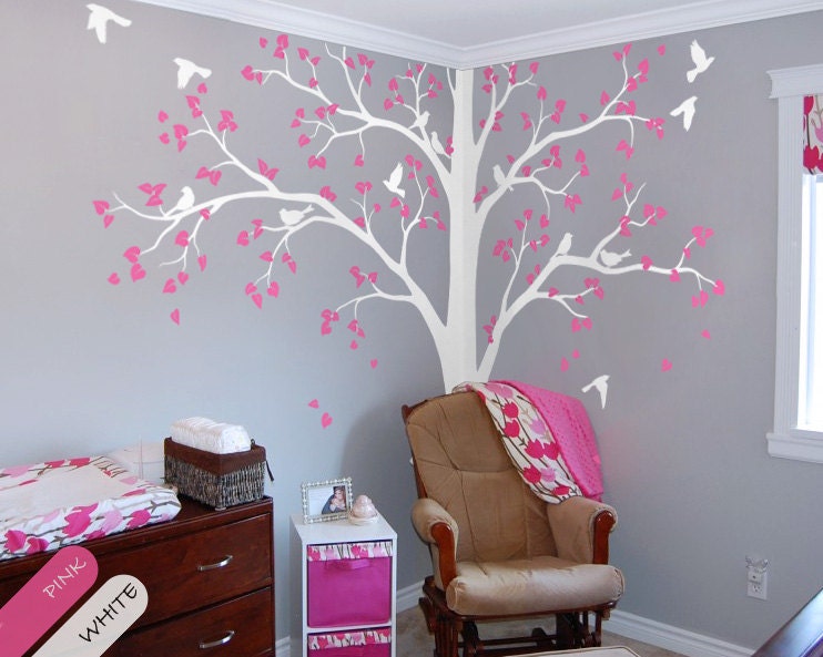Corner Tree Wall Decal