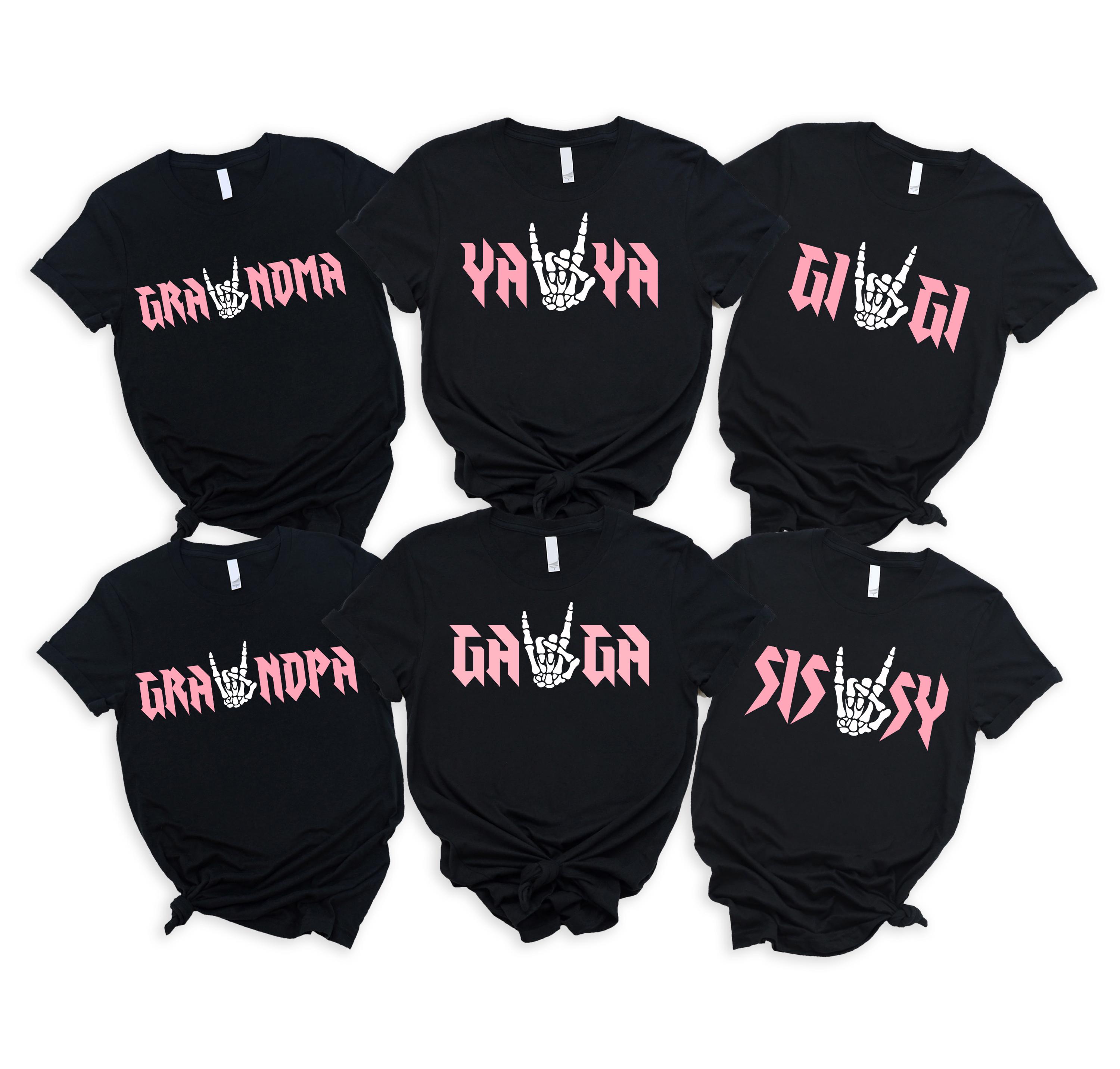 Bad TWO the Bone Birthday Family Shirts - 2nd Birthday Girl, Rock N ...
