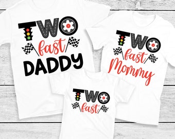 Race Car Birthday Shirts Set Matching Family Birthday Boy Party, Race ...