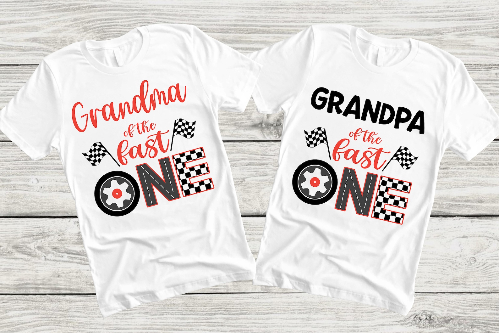 Fast One Family Shirts - Race Car 1st Birthday Boy, Mom Dad Grandma ...