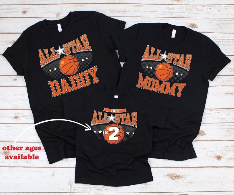 All Star Basketball Birthday Boy Shirts Sports Birthday - Etsy