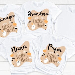 Little Boo is Almost Due Family Shirts - Halloween Baby Shower, Gender ...